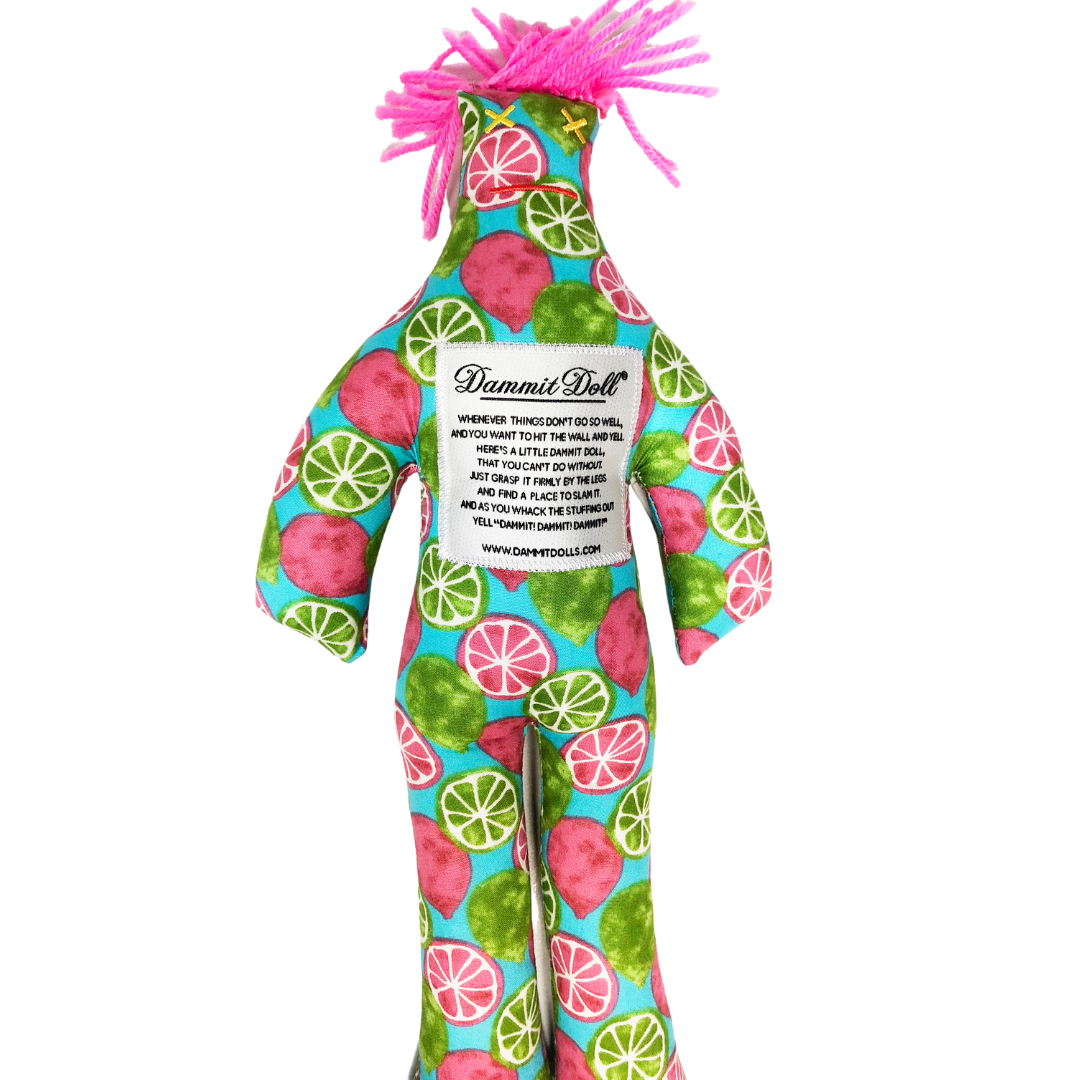 Lemon n Lime Handmade Dammit Doll
